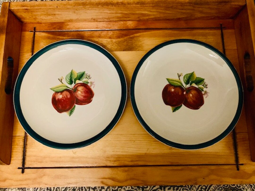 Apple Casual, China Pearl, Plump Apples, Dinner Plates, Set of 2 ...