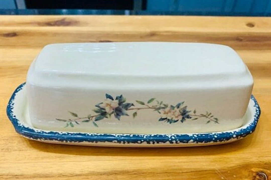 Farmhouse, Charm, Ceramic, Home & Garden, Party, Cream, Floral, Blue ...