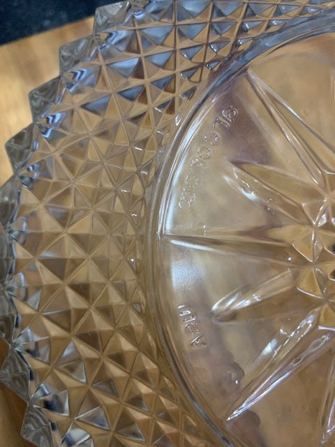 Set of Vintage Arcoroc Diamant Cristal D'arques Durand Crystal Berry ...