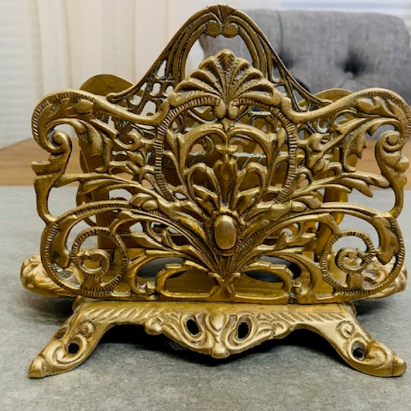 Brass Letter Holder - Etsy