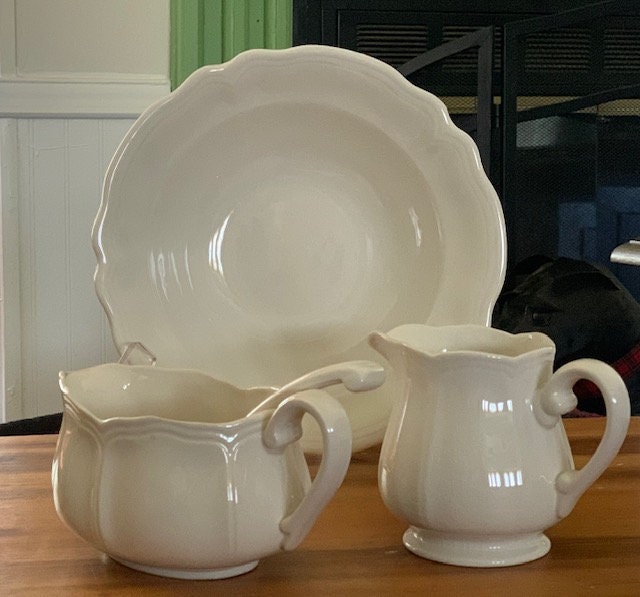 Vintage Sears Classic-white Federalist Ironstone Kitchenware Creamer ...