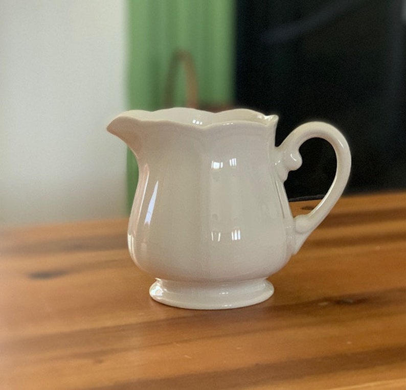 Vintage Sears Classic-white Federalist Ironstone Kitchenware Creamer ...