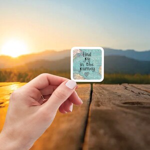 Travel Luggage Sticker, Journey Travel Sticker, Water Bottle Decal ...
