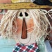 Oversized Silas Scarecrow W/ Black Crow Fall Oversized Wooden Wall ...