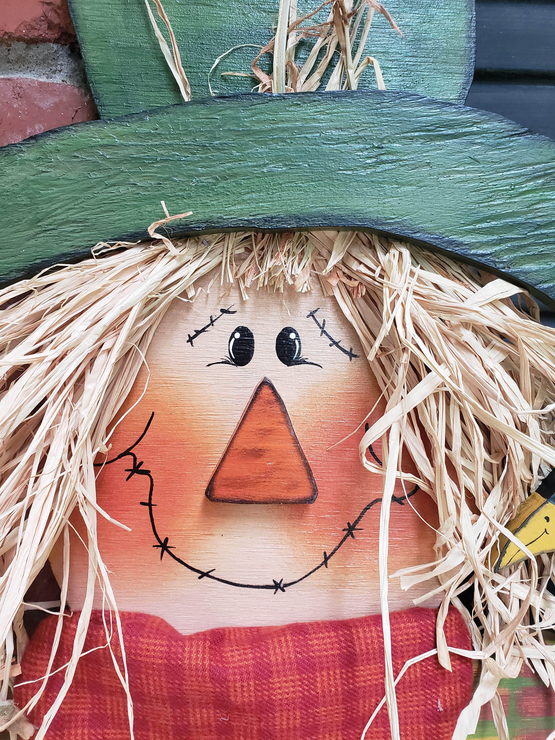 Happy Fall Outdoor Door Hanger Cecil Scarecrow CROW PATROL - Etsy