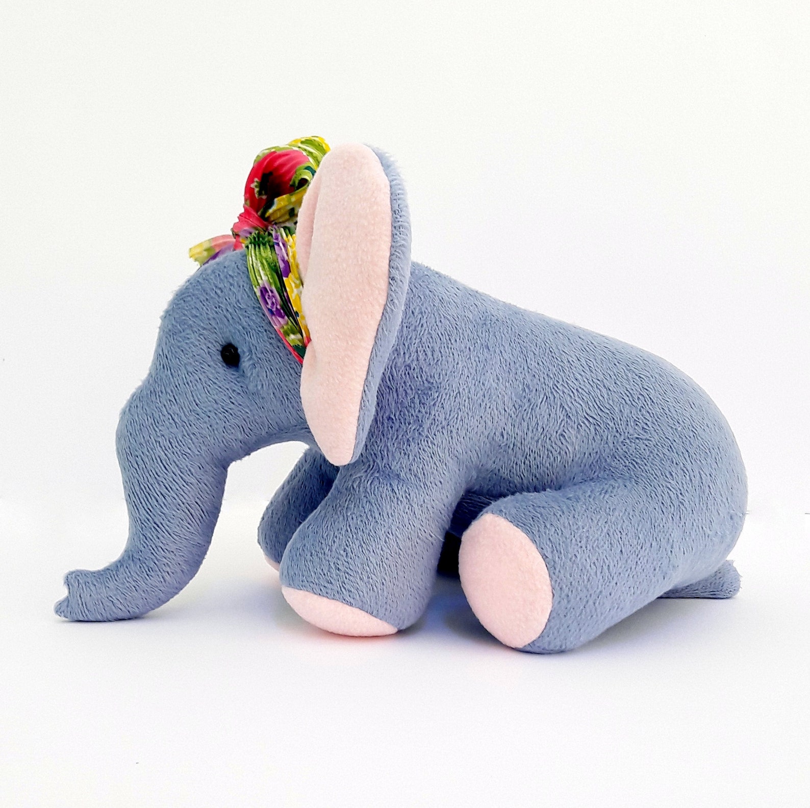 Plush Elephant Toy Elephant Stuffie Soft Elephant Toy Easy | Etsy