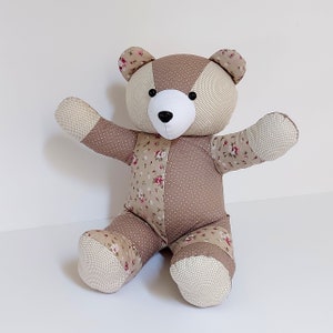 Memory Bear Pattern 14", Make Teddy Bear, Keepsake Bear Sewing Pattern ...