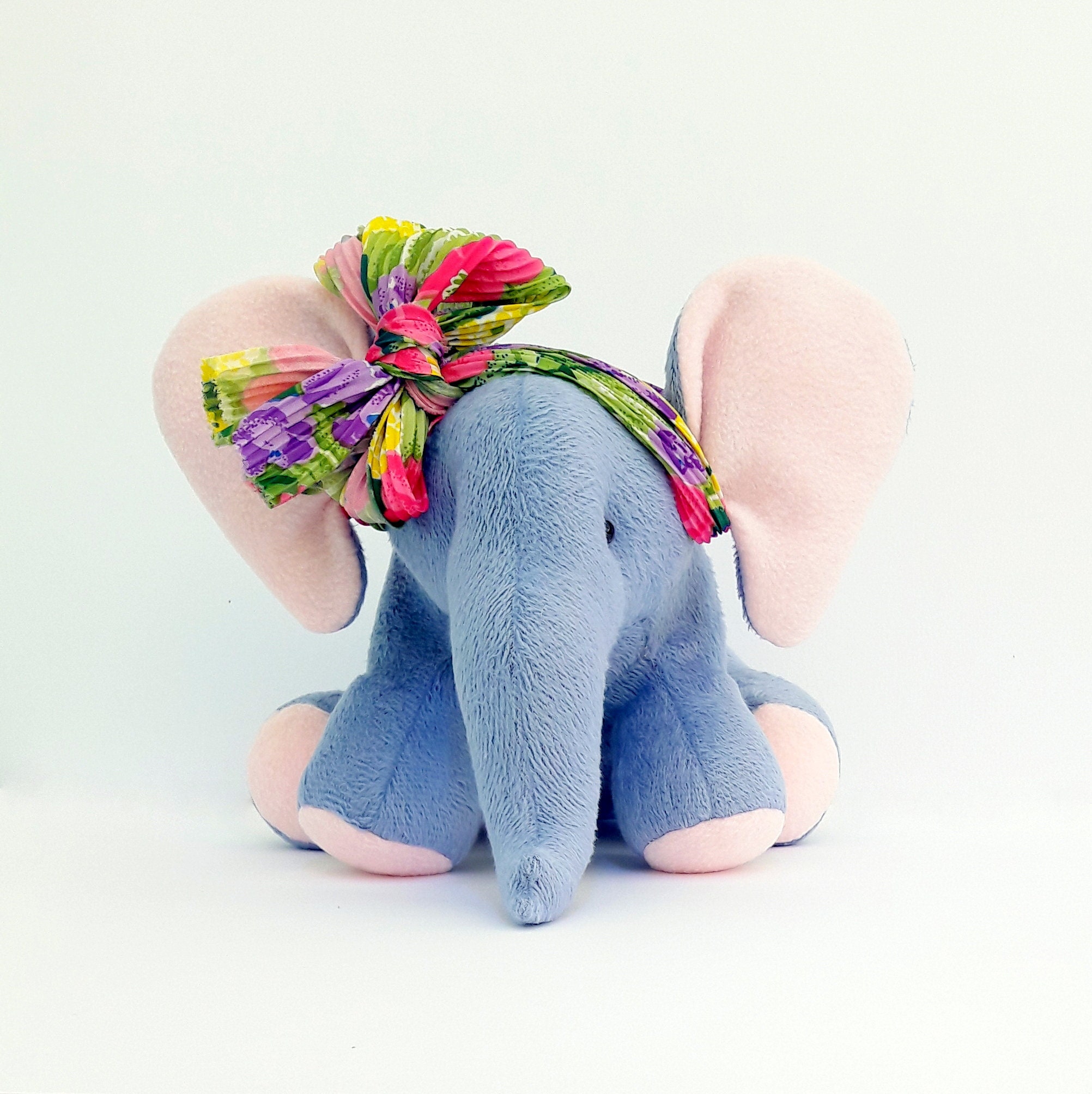 Plush Elephant Toy Elephant Stuffie Soft Elephant Toy Easy | Etsy
