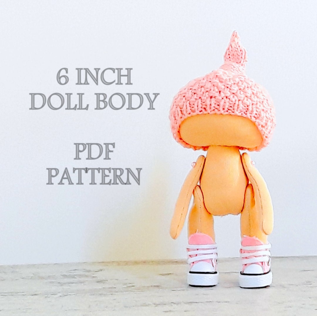 6 Inch Tilda Rag Doll Body Pattern (PDF) - Etsy