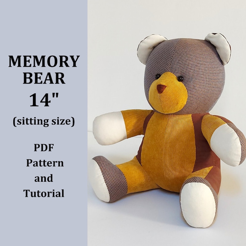 Memory Bear Sewing Pattern - Etsy