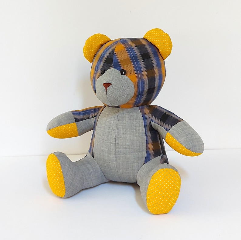 Memory Bear Pattern 5 Sizes, Make Teddy Bear, Keepsake Bear Sewing ...