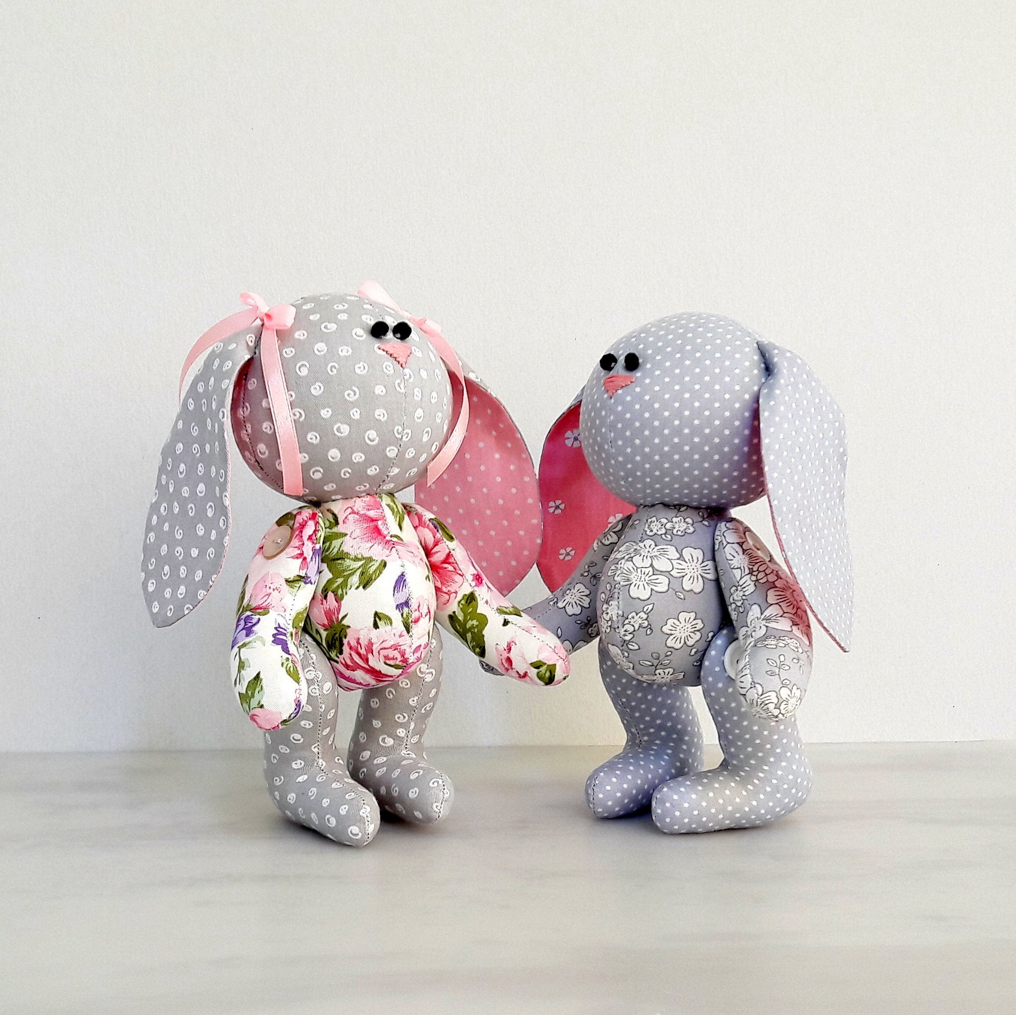 Cute Bunny Pattern Sewing Rabbit Soft Toy Rabbit Pattern Soft - Etsy