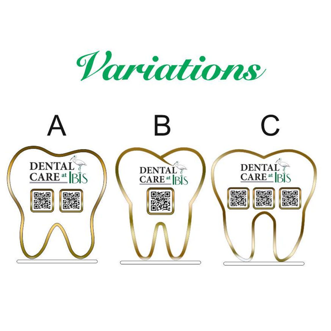 Personalized Tooth-shaped QR Code Sign: Dental Office Decor - Etsy