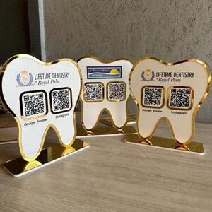 Dental Clinic QR Code Sign: Custom Dentist Office Decor - Etsy