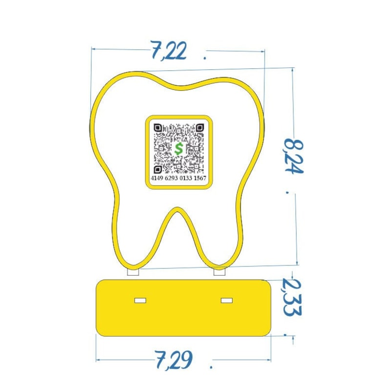 Dentist Office Sign With QR Code: Orthodontist Gift - Etsy