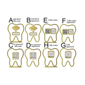 Dentist Office Sign With QR Code: Orthodontist Gift - Etsy
