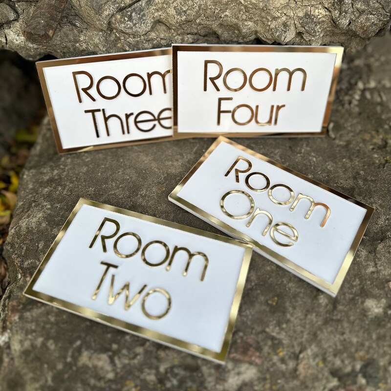 Hotel Room Number Plates - Etsy