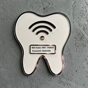 Dentist Office Sign With QR Code: Orthodontist Gift - Etsy