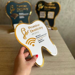 Dentist Office Sign With QR Code: Orthodontist Gift - Etsy