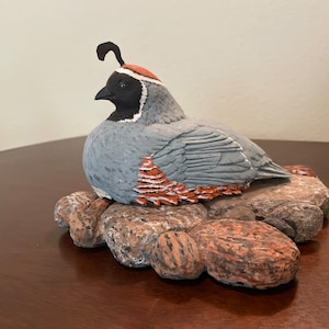 Gambel’s Quail Carving - Etsy