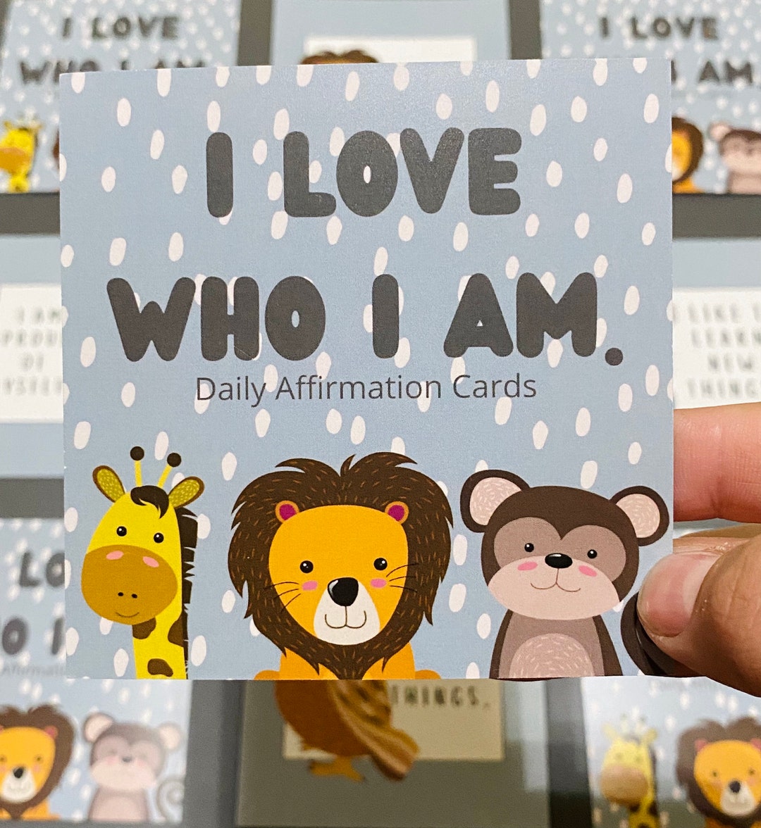 Daily Affirmation Cards for Children Version I | Positive Thoughts ...