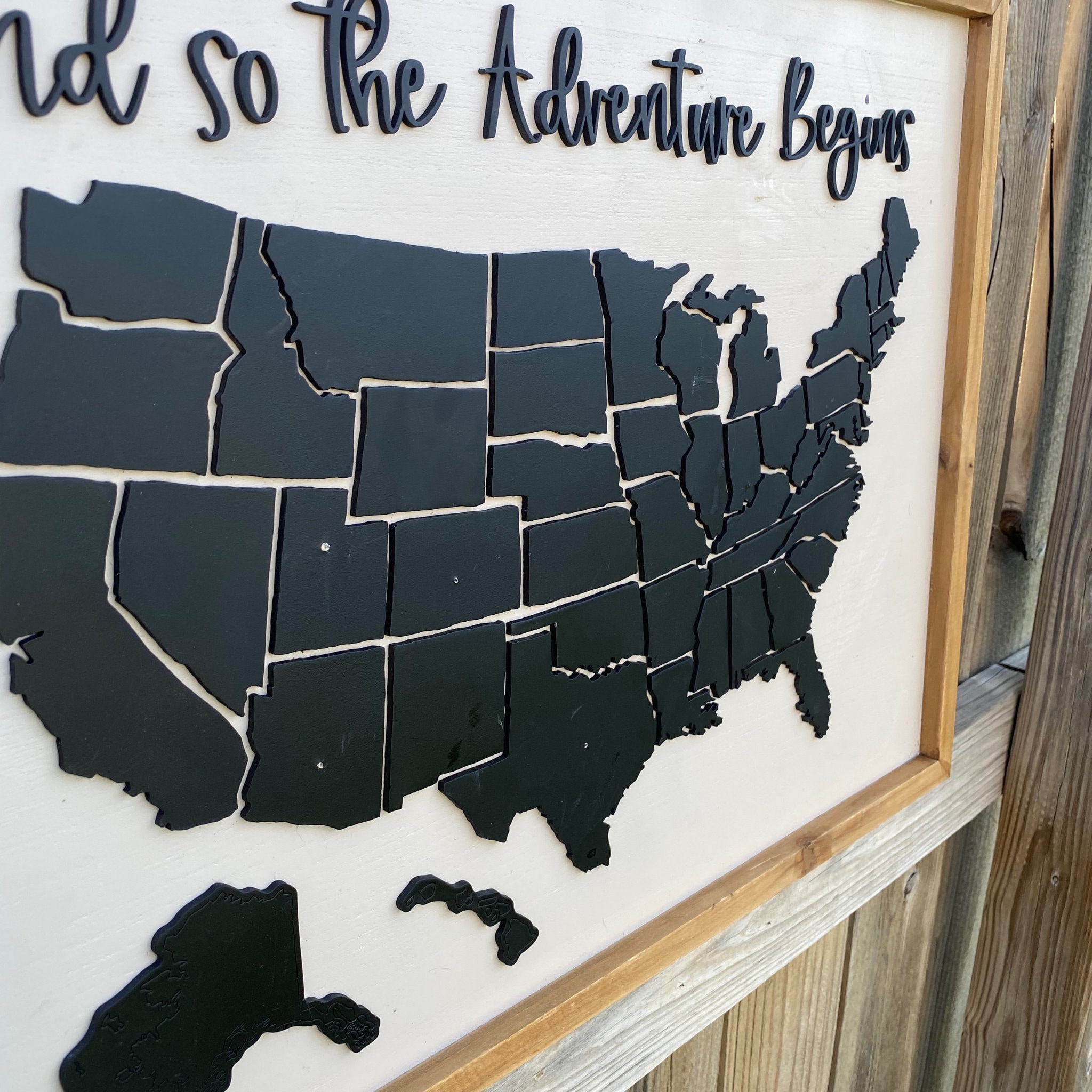 Travel Map, Custom Travel Map, USA Map, Travel USA, Adventure, 3D Map ...