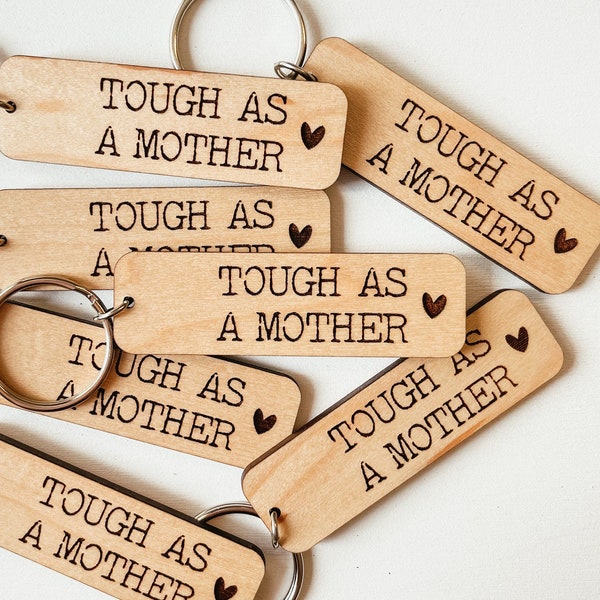 Wooden Keychain - Etsy