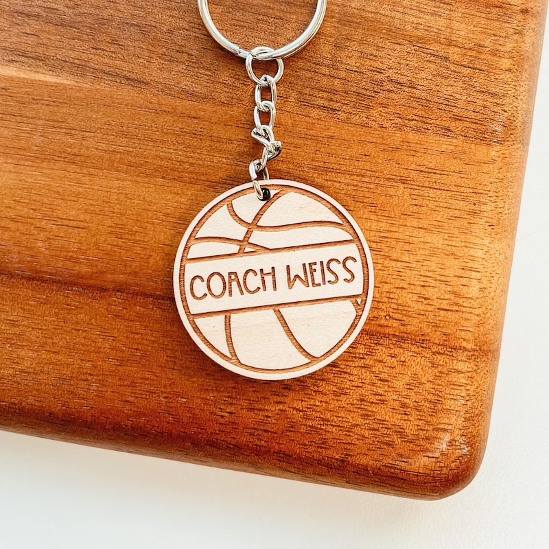 Basketball Keychain - Etsy