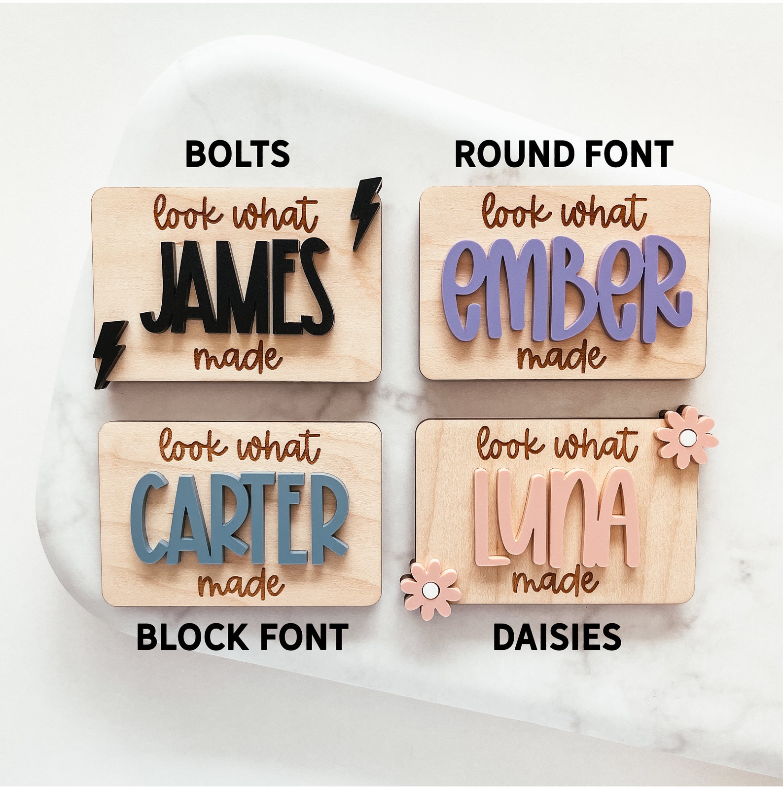 Look What I Made Magnet, Children's Art Display Magnet, Kid's Art Work ...