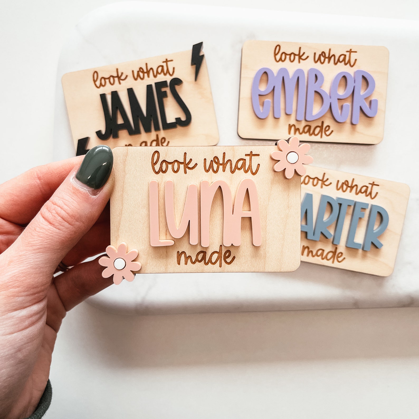 Look What I Made Magnet, Children's Art Display Magnet, Kid's Art Work ...