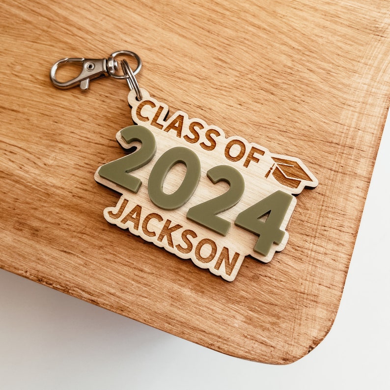 Class of 2025 Keychain, Graduation Keychain, Grad Keychain, Custom ...