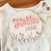 Baby Name Announcement Sign Girl Wood Baby Name Reveal Plaque - Etsy