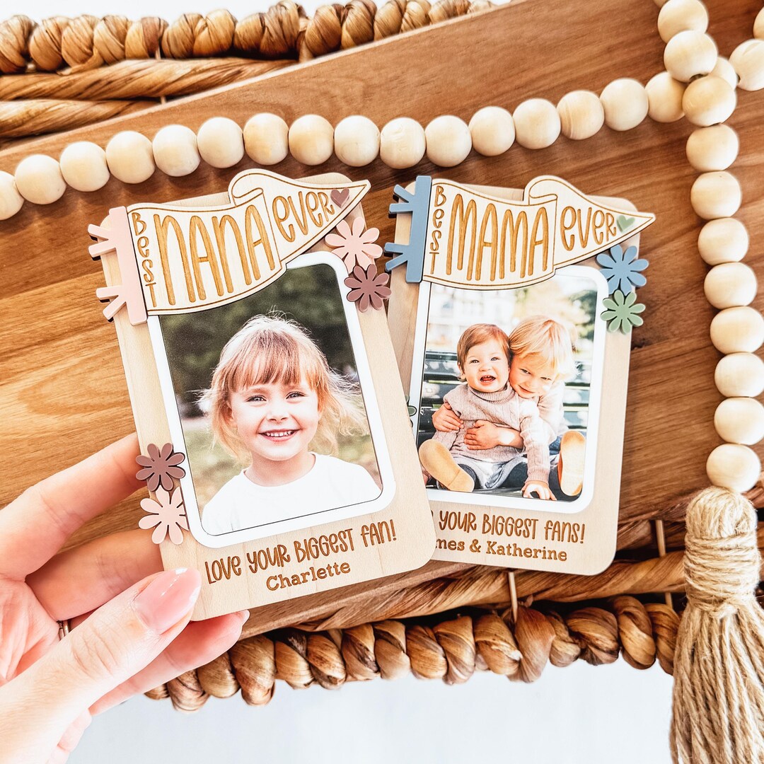 Fridge Photo Magnet, Custom Photo Frame Magnet, Flower Fridge Magnet ...