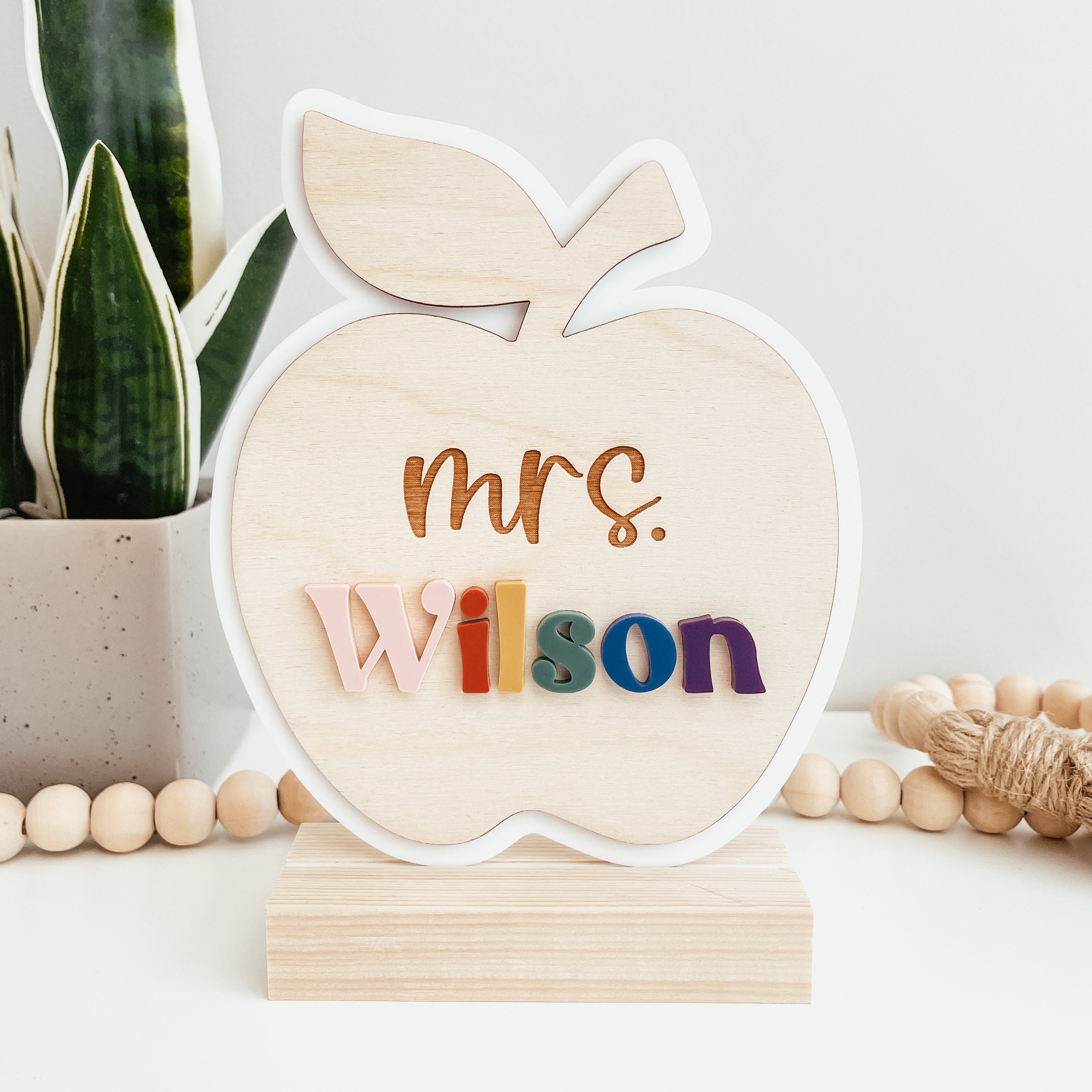 Personalized Teacher Name Sign Teacher Desk Name Sign Desk - Etsy