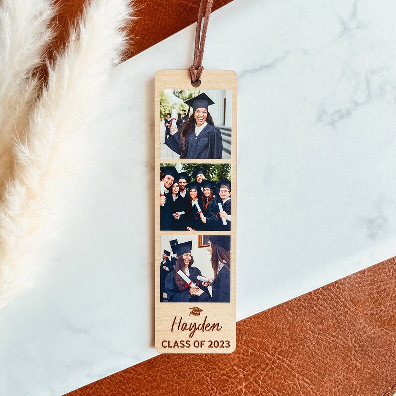 Custom Graduation Bookmark Custom Photo Bookmark Photo Strip - Etsy