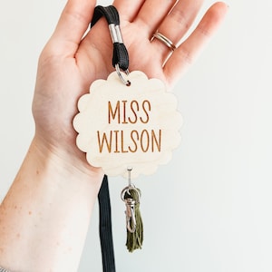 Personalized Teacher Lanyard, Custom Teacher Lanyard, End of Year ...