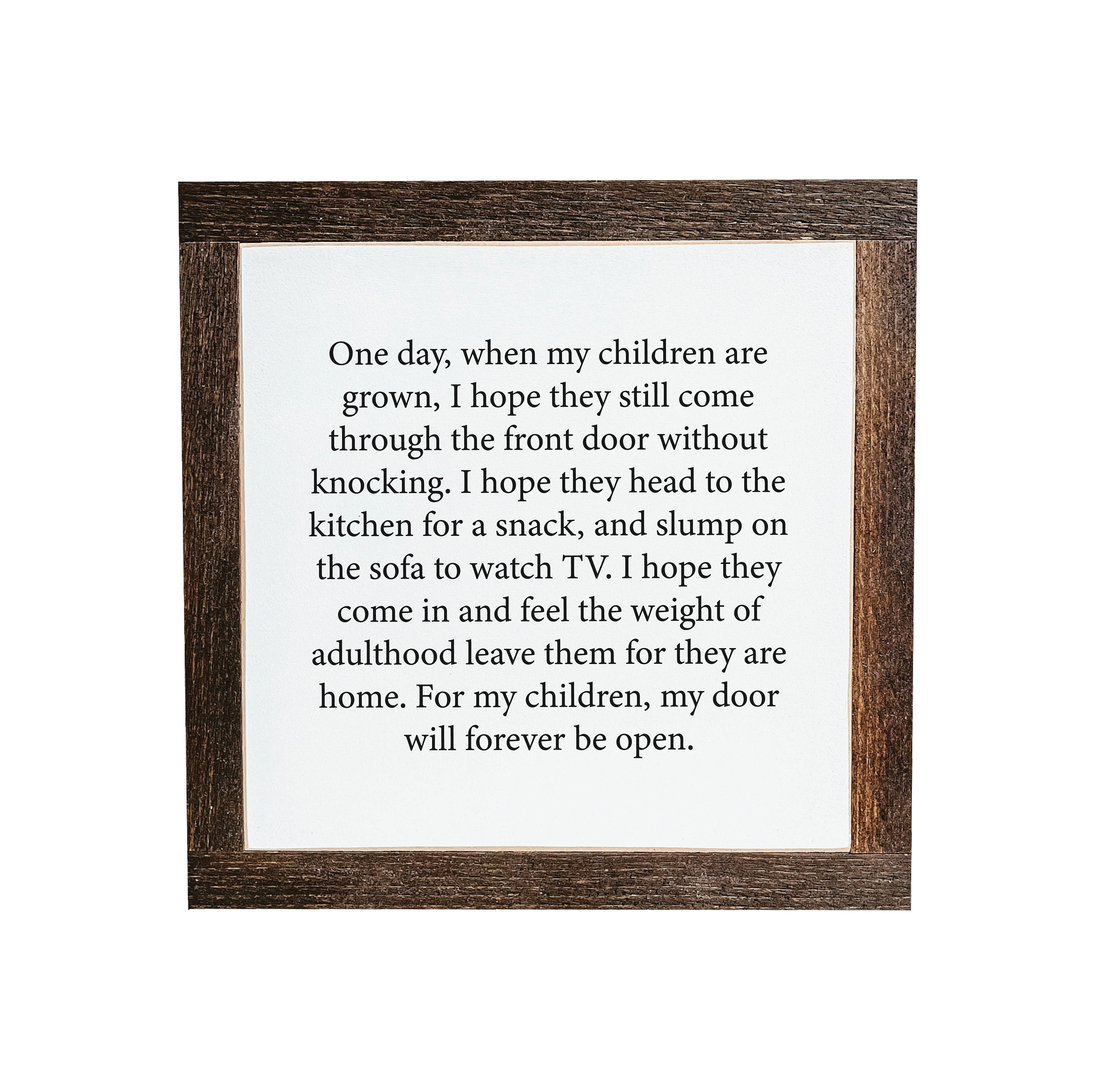 One Day When My Children Are Grown Wood Sign Mom Sign - Etsy