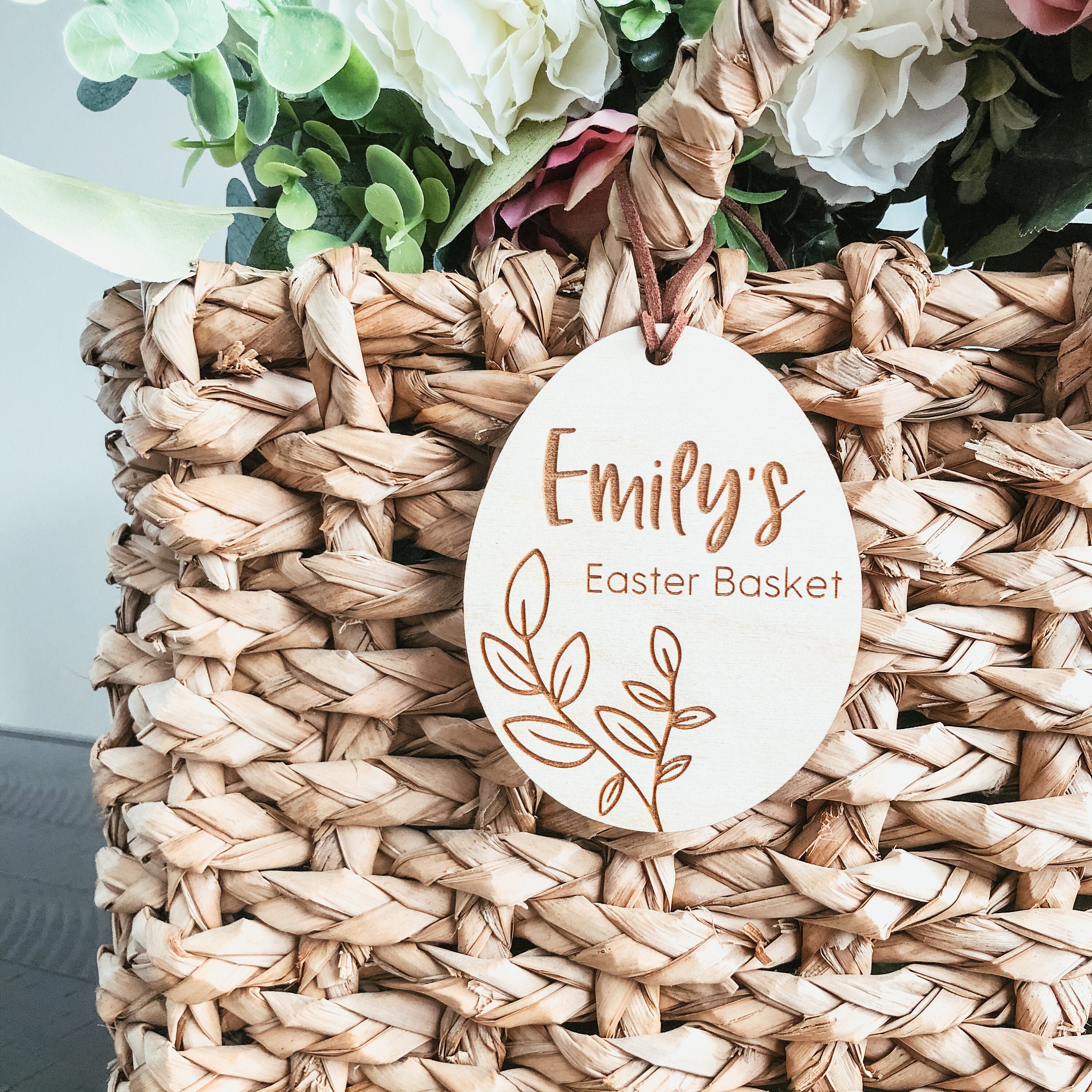 Easter Basket Tag Personalized Easter Basket Tag Custom | Etsy