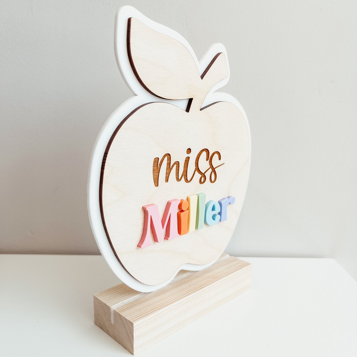 Personalized Teacher Name Sign Teacher Desk Name Sign Desk - Etsy