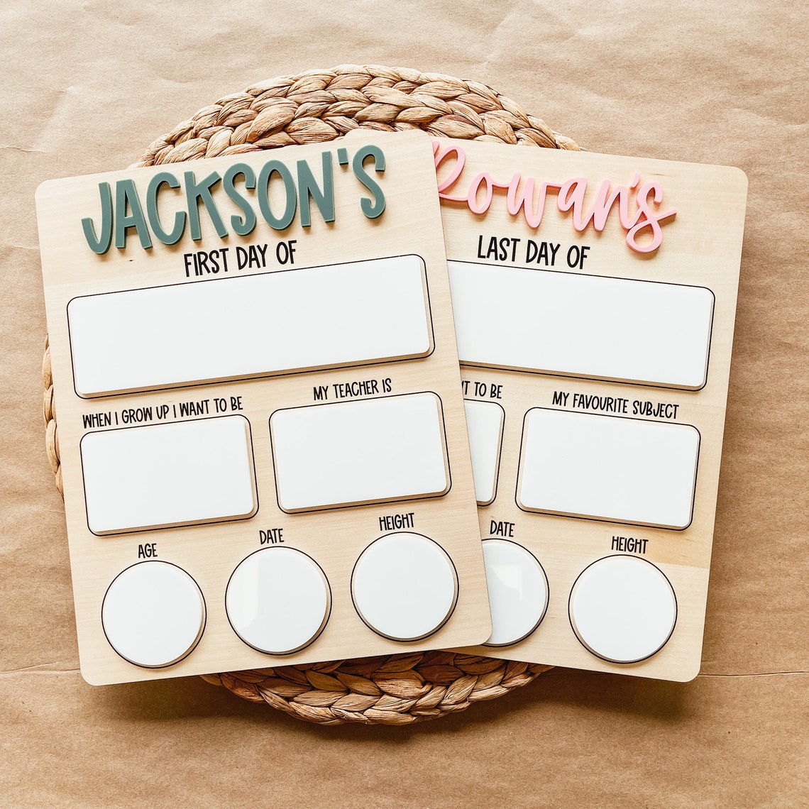 First Day of School Sign Custom First Day of School Board - Etsy