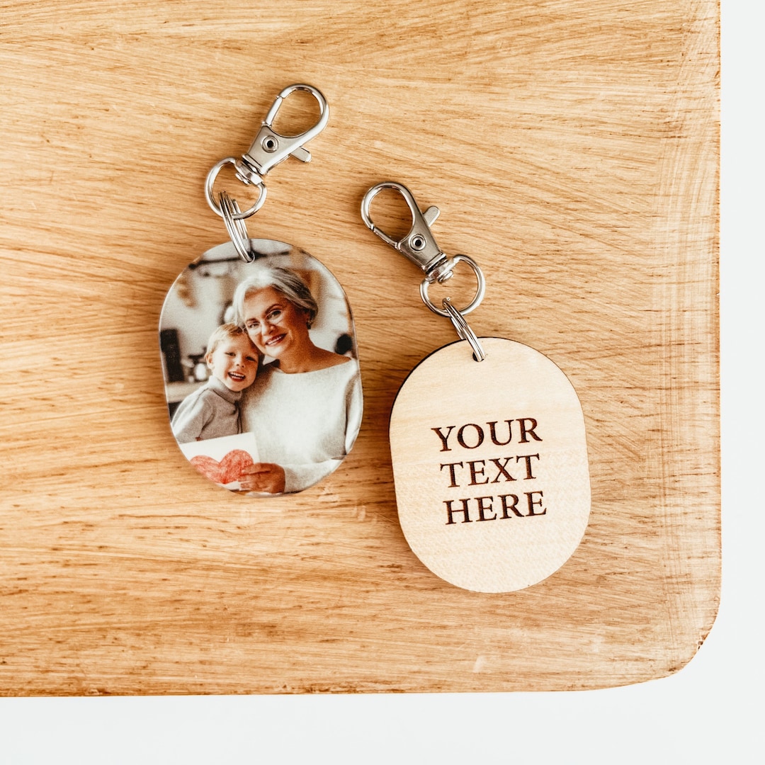 Custom Photo Keychain, Picture Keychain, Personalized Keychain ...
