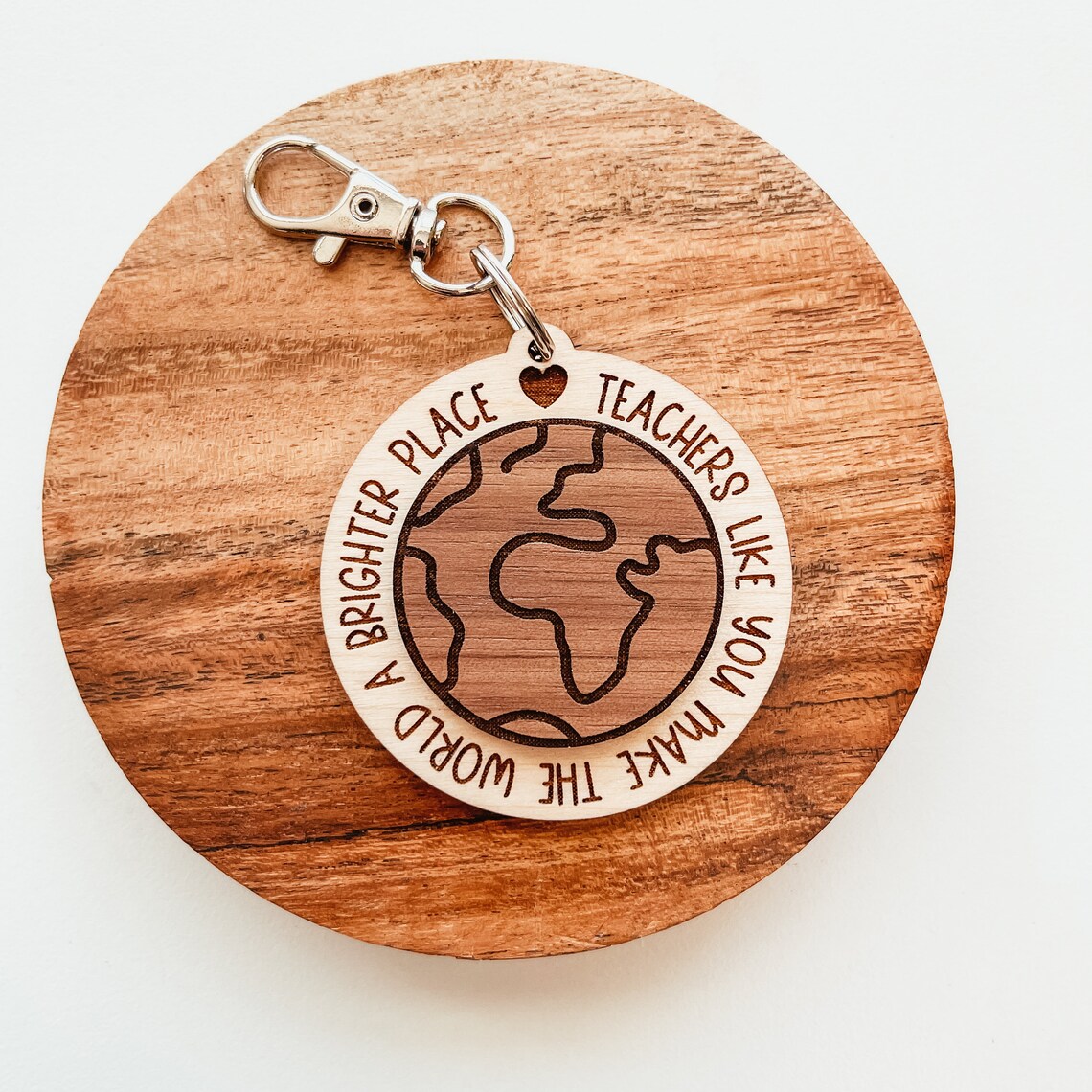 Personalized Teacher Keychain, 3D Teacher Keychain, Custom Keychain for ...