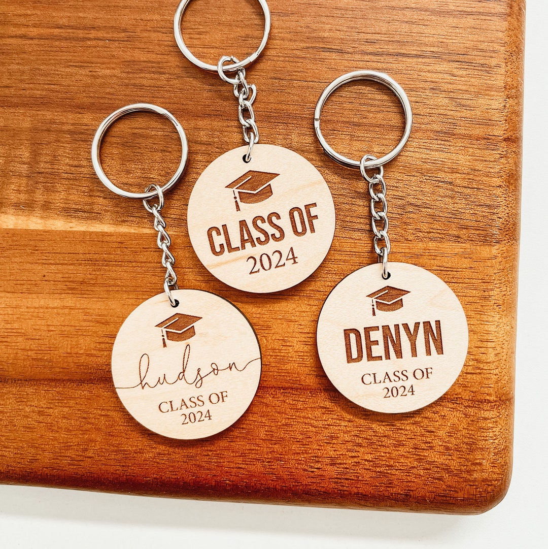 Class of 2024 Keychain, Graduation Keychain, Grad Keychain, Custom ...