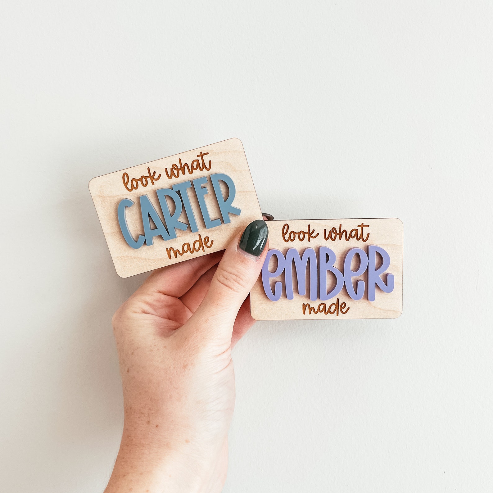 Look What I Made Magnet, Children's Art Display Magnet, Kid's Art Work ...