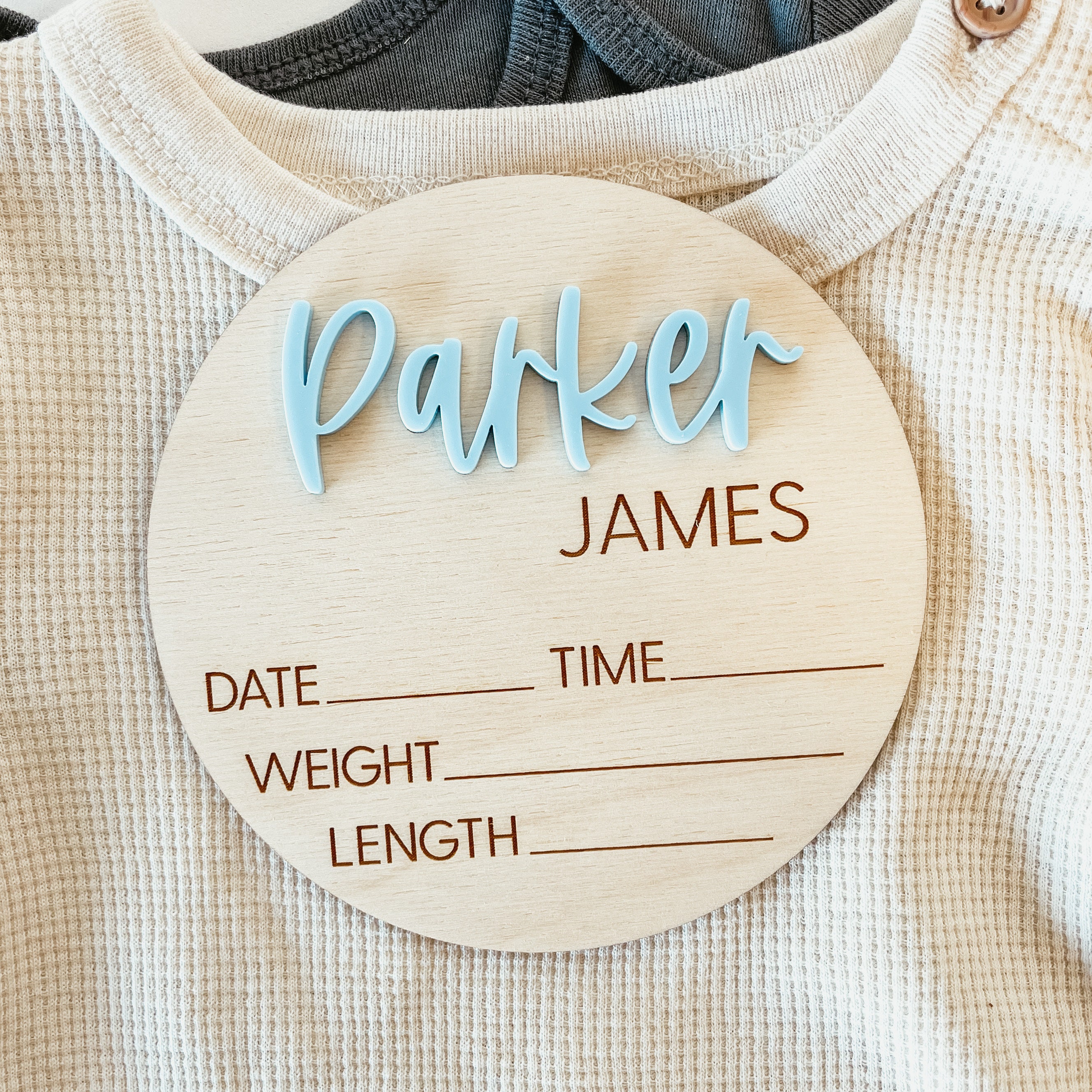 Wooden Birth Announcement Birth Announcement Sign Baby Name - Etsy