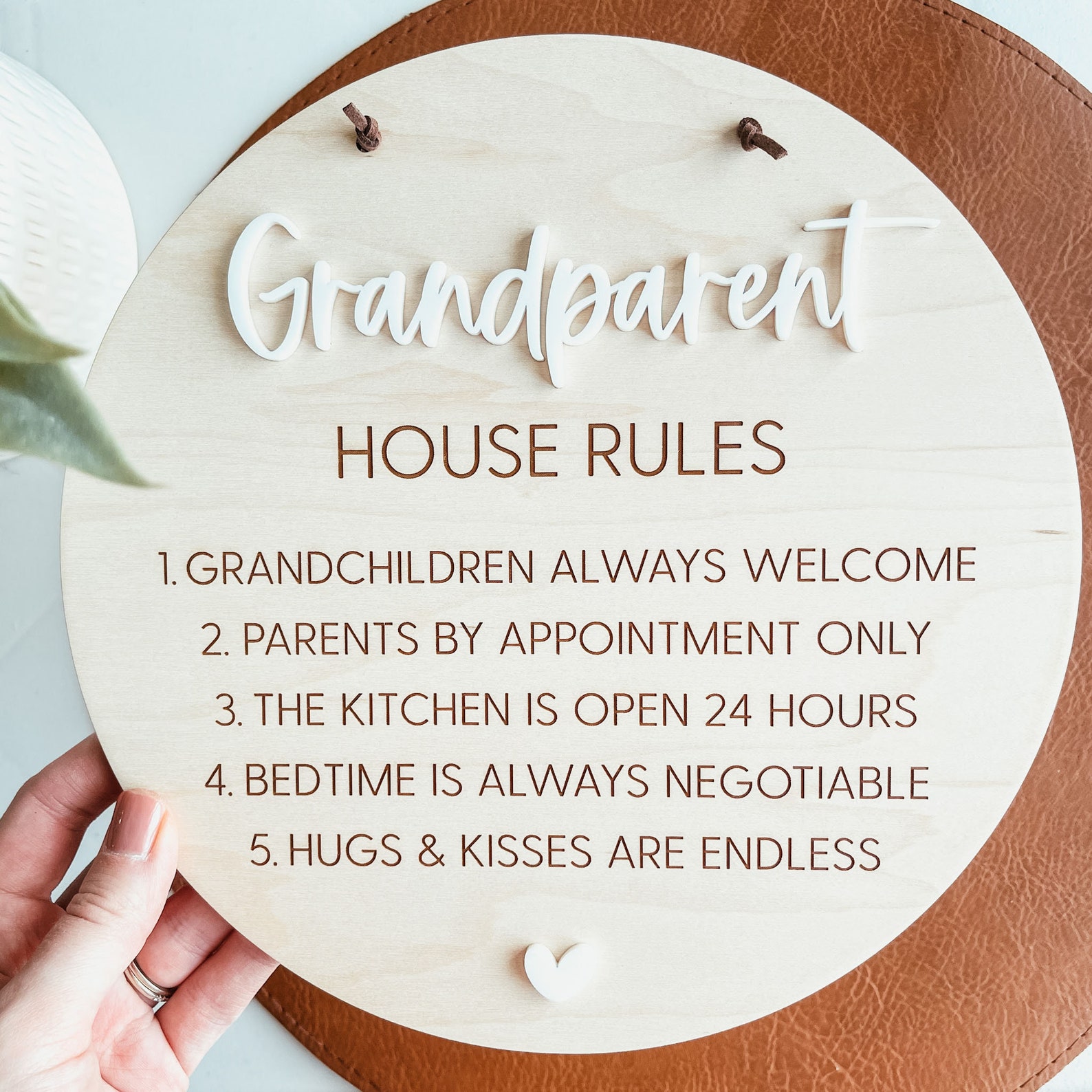 Grandparent House Rules Sign, Grandparent Sign, Grandparent Wood Sign ...