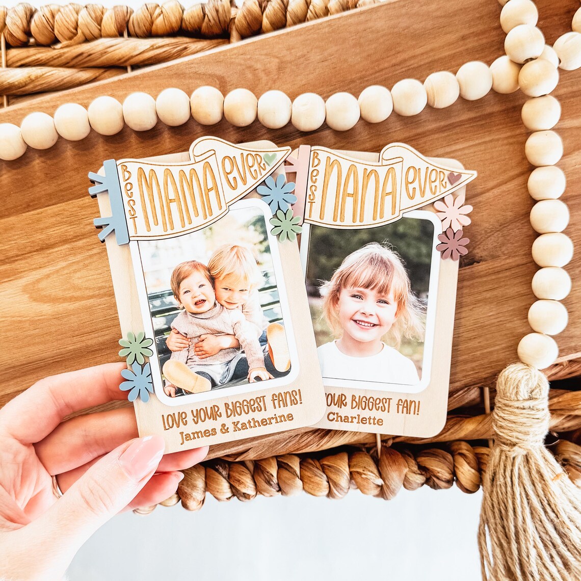 Fridge Photo Magnet, Custom Photo Frame Magnet, Flower Fridge Magnet ...