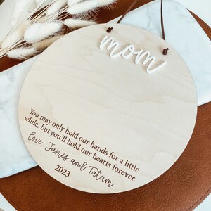 DIY Handprint Sign, Personalized Handprint Sign, Hands Down Sign ...