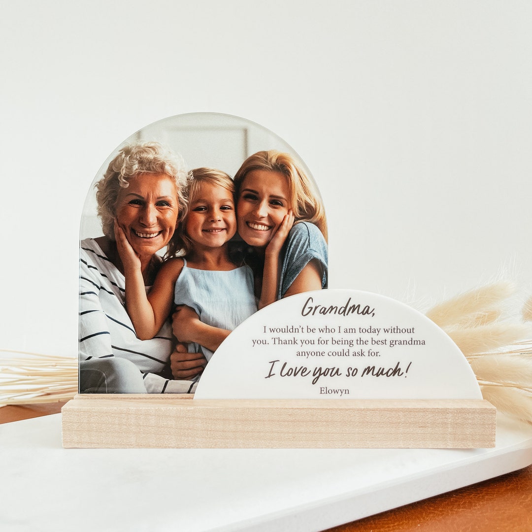 Personalized Acrylic Photo Plaque, Acrylic Photo Print, Arch Acrylic ...
