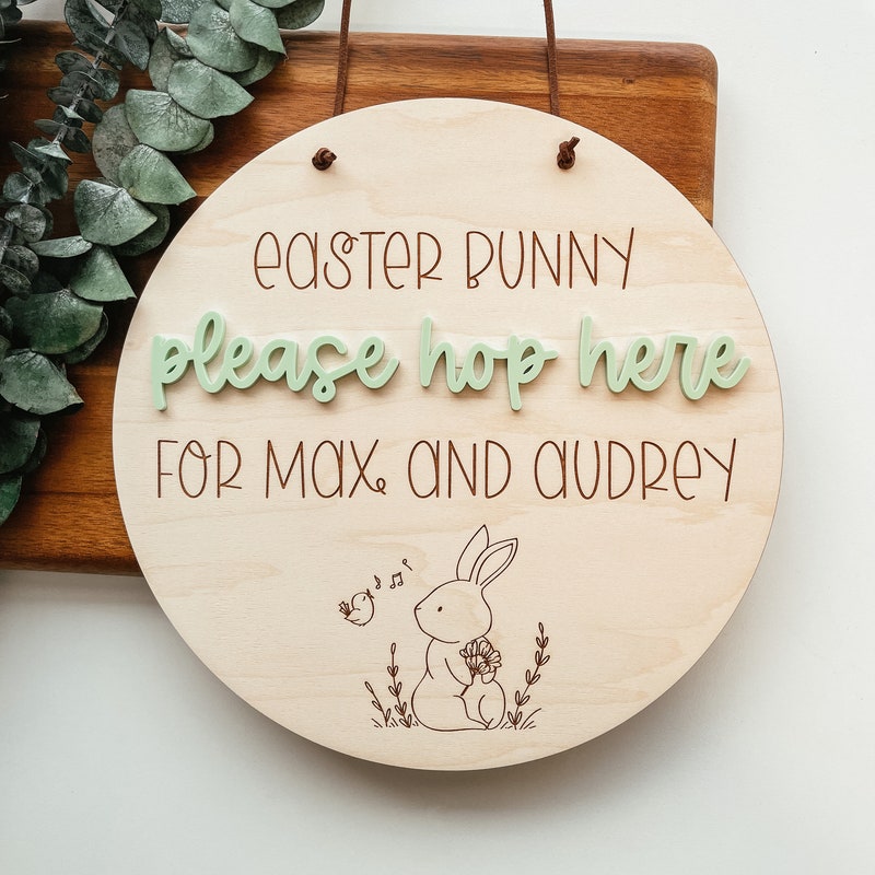 Easter Wood Sign - Etsy